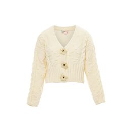 Ebeeza Strickjacke Damen Gr&ouml;&szlig;e XL/XXL beige / wollwei&szlig;