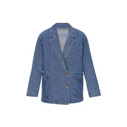 Rockeasy Blazer Damen Gr&ouml;&szlig;e 40 blue denim