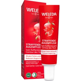 Weleda Damen Gesichtspflege "Weleda Straffende Augenpflege Granatapfel & Maca-Peptide", 12ml12ml, Hautpflegemittel, mindert Falten, Augenringe &