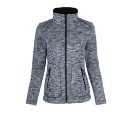 DEPROC Active Damen Strickfleecejacke "WILLMORE NEW I WOMEN", wei&szlig;, Gr. 42, 90% Polyester; 10% Wolle, Jacken, in edler Optik