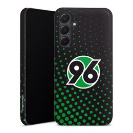 DeinDesign Galaxy A35 5G Handy Premium Case Smartphone Handyh&uuml;lle Schutzh&uuml;lle gl&auml;nzend Logo Hannover 96 Muster Premium Case