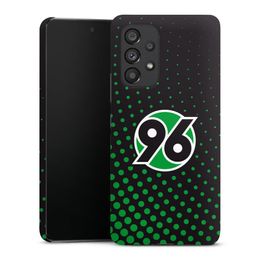 DeinDesign Galaxy A53 5G Handy Premium Case Smartphone Handyh&uuml;lle Schutzh&uuml;lle gl&auml;nzend Hannover 96 Muster Logo Premium Case