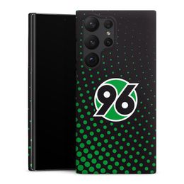 DeinDesign Galaxy S23 Ultra Handy Premium Case Smartphone Handyh&uuml;lle Schutzh&uuml;lle matt Logo Hannover 96 Muster Premium Case