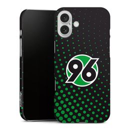 DeinDesign iPhone 16 Plus Handy Premium Case Smartphone Handyh&uuml;lle Schutzh&uuml;lle matt Logo Hannover 96 Muster Premium Case