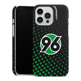 DeinDesign iPhone 13 Pro Handy Premium Case Smartphone Handyh&uuml;lle Schutzh&uuml;lle gl&auml;nzend Logo Hannover 96 Muster Premium Case
