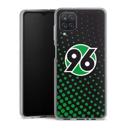 DeinDesign Galaxy A12 Handy Silikon H&uuml;lle Case transparent Handyh&uuml;lle Hannover 96 Muster Logo Silikon Case