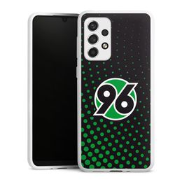 DeinDesign Galaxy A33 5G Handy Silikon H&uuml;lle Case wei&szlig; Handyh&uuml;lle Hannover 96 Muster Logo Silikon Case