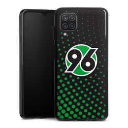 DeinDesign Galaxy A12 Handy Silikon H&uuml;lle Case schwarz Handyh&uuml;lle Hannover 96 Muster Logo