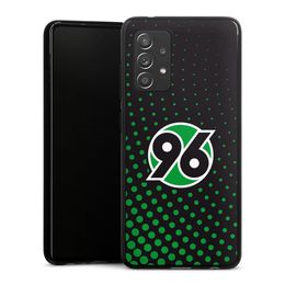 DeinDesign Galaxy A52s 5G Handy Silikon H&uuml;lle Case schwarz Handyh&uuml;lle Logo Hannover 96 Muster
