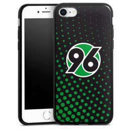 DeinDesign iPhone SE (2020) Handy Slim Case extra d&uuml;nn Silikon Handyh&uuml;lle schwarz H&uuml;lle Hannover 96 Muster Logo Silikon Slim Case