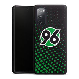DeinDesign Galaxy S20 FE Handy Premium Silikon H&uuml;lle Handyh&uuml;lle schwarz Case Logo Hannover 96 Muster Silikon Premium Case