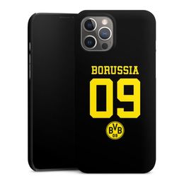 DeinDesign iPhone 12 Pro Max Handy Premium Case Smartphone Handyh&uuml;lle Schutzh&uuml;lle matt Jersey Bvb Borussia Dortmund Premium Case