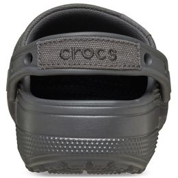 Crocs Damen Clog "Classic Crafted Clog", Gr. 39, grau, Croslite , Textil, Schuhe, Sommerschuh, Strandschuh, Gartenschuh mit Profillaufsohle