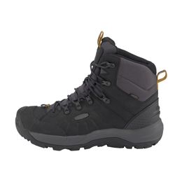 Keen Damen Outdoorschuh "REVEL IV MID POLAR", Gr. 42,5, grau, Leder, Schuhe, wasserdicht