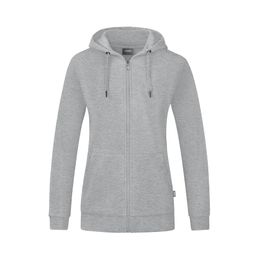 Jako Athletic Zip-Up Hoodie female Grey size 42