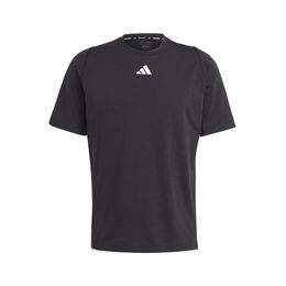 adidas Performance Funktionsshirt 'Train Icons' Herren Gr&ouml;&szlig;e XL blau / orange / schwarz / wei&szlig;
