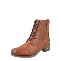 Mustang Schn&uuml;rstiefelette Damen Gr&ouml;&szlig;e 44 karamell Winterschuhe