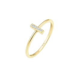 Elli DIAMONDS Ring 'Kreuz' Damen Gr&ouml;&szlig;e 58 gold