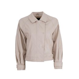 FRESHLIONS Kunstlederjacke 'Mina' Damen Gr&ouml;&szlig;e L beige