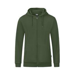 Jako Athletic Zip-Up Hoodie male Green size XXL