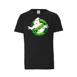 logoshirt Shirt 'Ghostbusters Slime Logo' female Black size XL