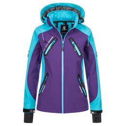 Rock Creek Outdoorjacke Damen Gr&ouml;&szlig;e L aqua / lila