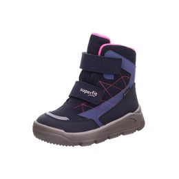 Superfit Stiefel 'Mars' Jungen Gr&ouml;&szlig;e 33 indigo / nachtblau / pink
