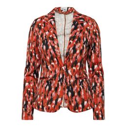 Ichi Blazer 'Kate' Damen Gr&ouml;&szlig;e 40 beige / rot / schwarz
