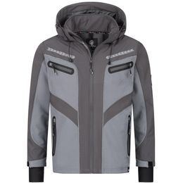 Rock Creek Outdoorjacke Herren Gr&ouml;&szlig;e 5XL grau