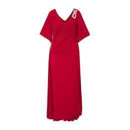 Ulla Popken Kleid Damen Gr&ouml;&szlig;e 60 hellrot Winterkleid