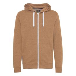 !Solid Zip-Up Hoodie 'Olli' male Brown size XXXL