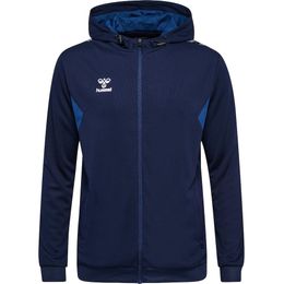 Hummel Athletic Zip-Up Hoodie 'AUTHENTIC' male Blue size M