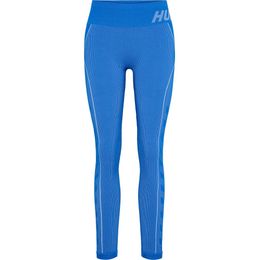 Hummel Sporthose 'Christel' Damen Gr&ouml;&szlig;e XL blau / wei&szlig;