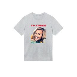 F4NT4STIC T-Shirt 'TV Times Honor Blackman 1964 Cover' Herren Gr&ouml;&szlig;e XXXL grau / mischfarben