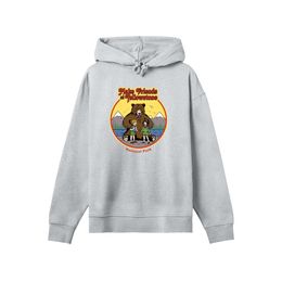 F4NT4STIC Sweatshirt 'US National Parks Make Friends At Yellowstone' female Grey size S