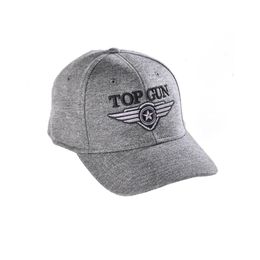 Top Gun Cap Damen Gr&ouml;&szlig;e 55/60 graumeliert / schwarz