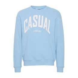 Casual Friday Sweatshirt 'Sage' Herren Gr&ouml;&szlig;e M hellblau / wei&szlig;