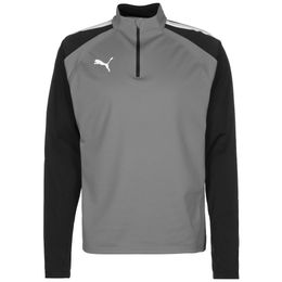 Puma Sportsweatshirt 'Team Liga' Herren Gr&ouml;&szlig;e M dunkelgrau / schwarz / wei&szlig;