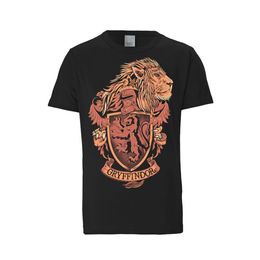 logoshirt T-Shirt 'Harry Potter - Gryffindor' Damen Gr&ouml;&szlig;e 5XL schwarz