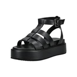 Buffalo Strap Sandals female Black size 37
