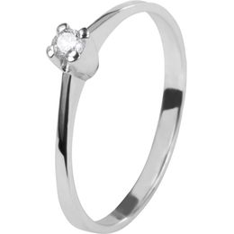 Christ Ring Damen Gr&ouml;&szlig;e 50 transparent / wei&szlig;