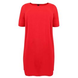 Yoek Kleid ' COTTON ' Damen Gr&ouml;&szlig;e 50/52 rot Winterkleid