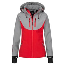 Rock Creek Funktionsjacke Damen Gr&ouml;&szlig;e S stone / rot