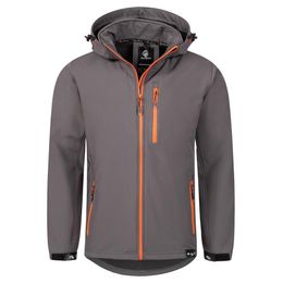 Rock Creek Outdoorjacke Herren Gr&ouml;&szlig;e M schlammfarben / orange