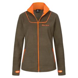 Rock Creek Fleecejacke Damen Gr&ouml;&szlig;e XXL khaki / neonorange