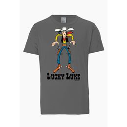 logoshirt Shirt 'Lucky Luke' male Grey size L