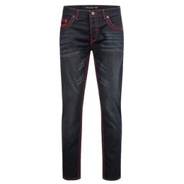 Rock Creek Jeans Herren Gr&ouml;&szlig;e 34 dunkelblau / knallrot