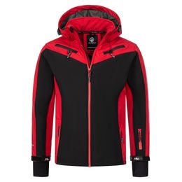 Rock Creek Outdoorjacke Herren Gr&ouml;&szlig;e M rot / schwarz / wei&szlig;