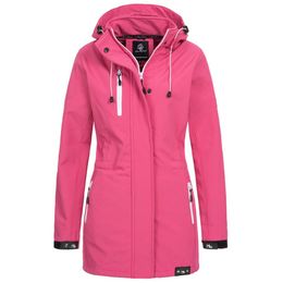 Rock Creek Outdoormantel Damen Gr&ouml;&szlig;e L pitaya / schwarz / wei&szlig;