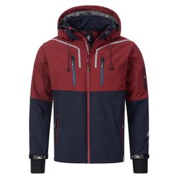 Rock Creek Outdoorjacke Herren Gr&ouml;&szlig;e XL navy / weinrot